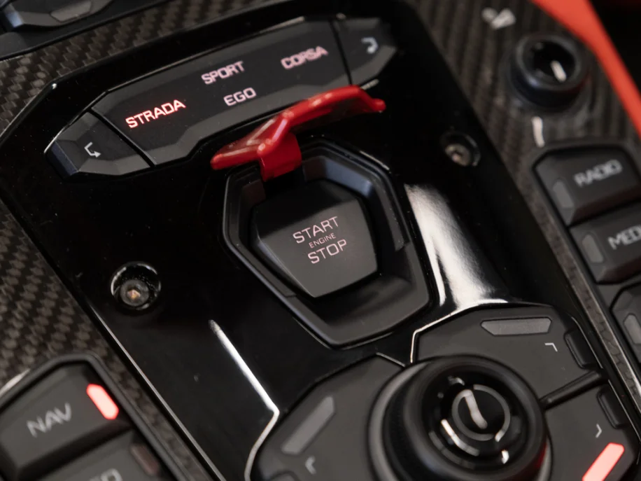 Aventador Start Button
