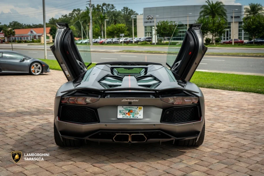 Lamborghini Aventador Back View